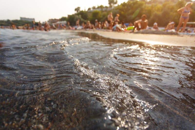 Beach surface texture. stock photo. Image of seaside - 82547830