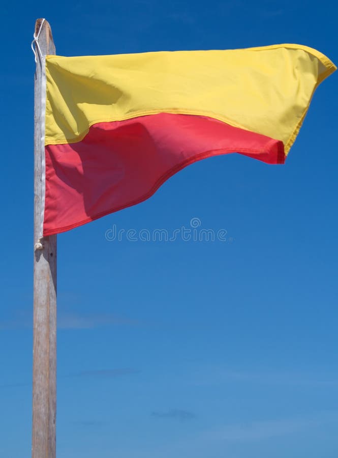Beach Swimming Flag stock photo. Image of coastal, flag - 12432408
