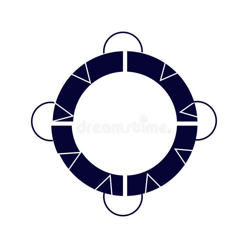 Beach swimming tube icon stock vector. Illustration of holiday - 257197459