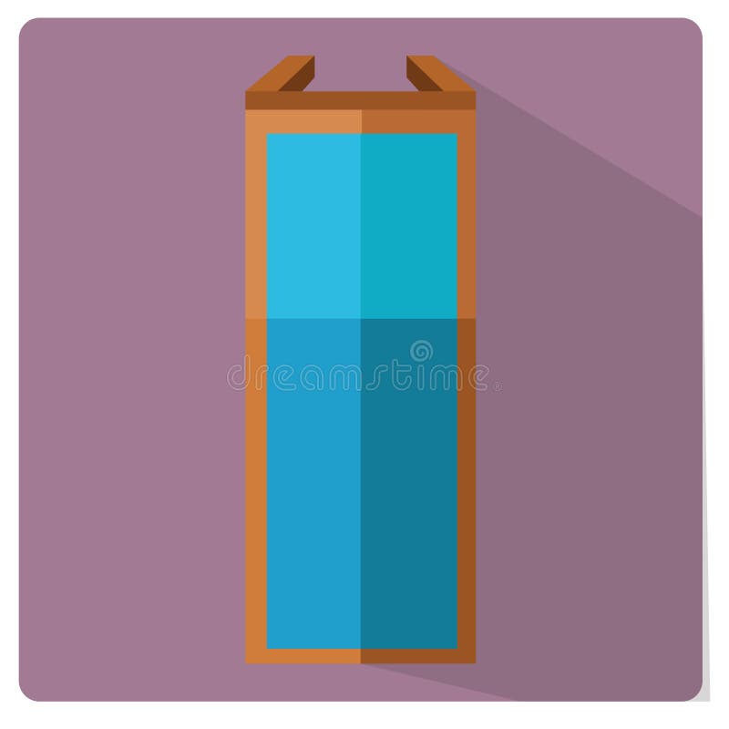 Beach Table. Vector Illustration Decorative Design Stock Vector ...