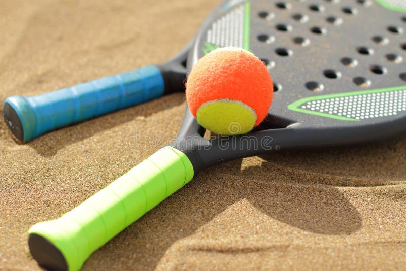 Beach tennis rackets stock photo. Image of outdoors, racket - 28956098