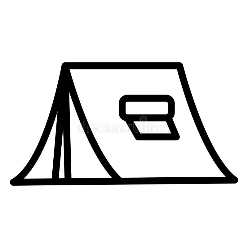 Beach Tent Isolated Vector Icon Which Can Easily Modify or Edit Stock ...
