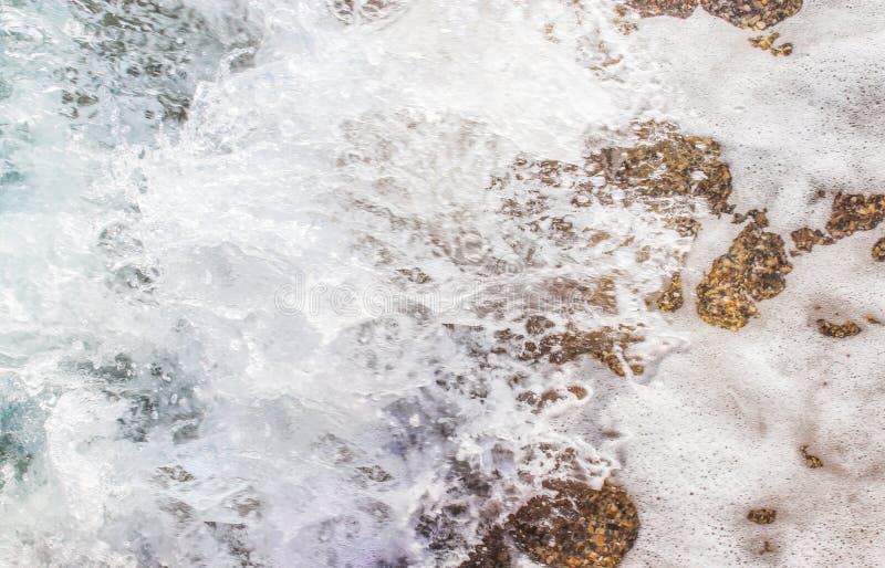 Beach Texture. Golden Sand and Sea Foam Pattern. Beach Background with ...