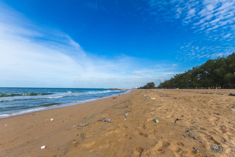 The Problem of Marine Pollution in the World`s Environment. Stock Image ...