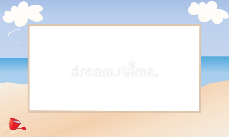 Beach Borders For Word