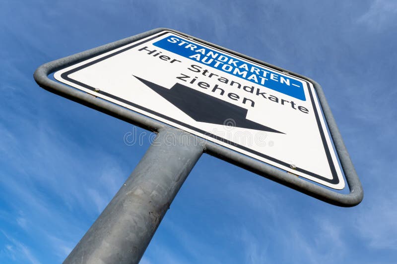 Beach ticket machine stock photo. Image of tickets, baltic - 350489676