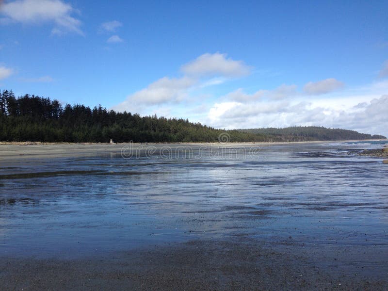 Beach stock image. Image of horizon, floodplain, wave - 69056293