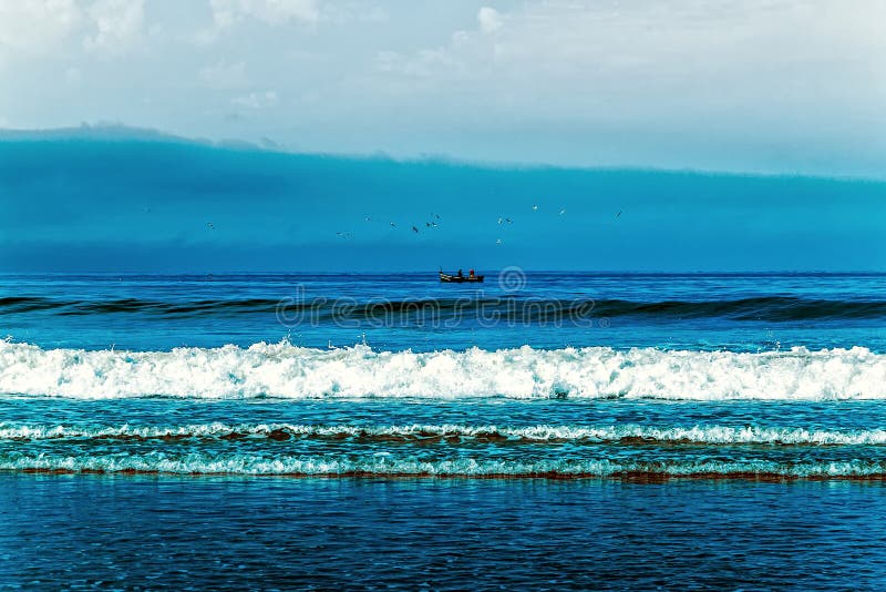 Beach at Low Tide stock photo. Image of coast, shoreline - 216287252