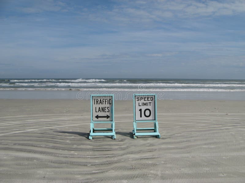 Beach Traffic Signs stock photo. Image of florida, signs - 12460558