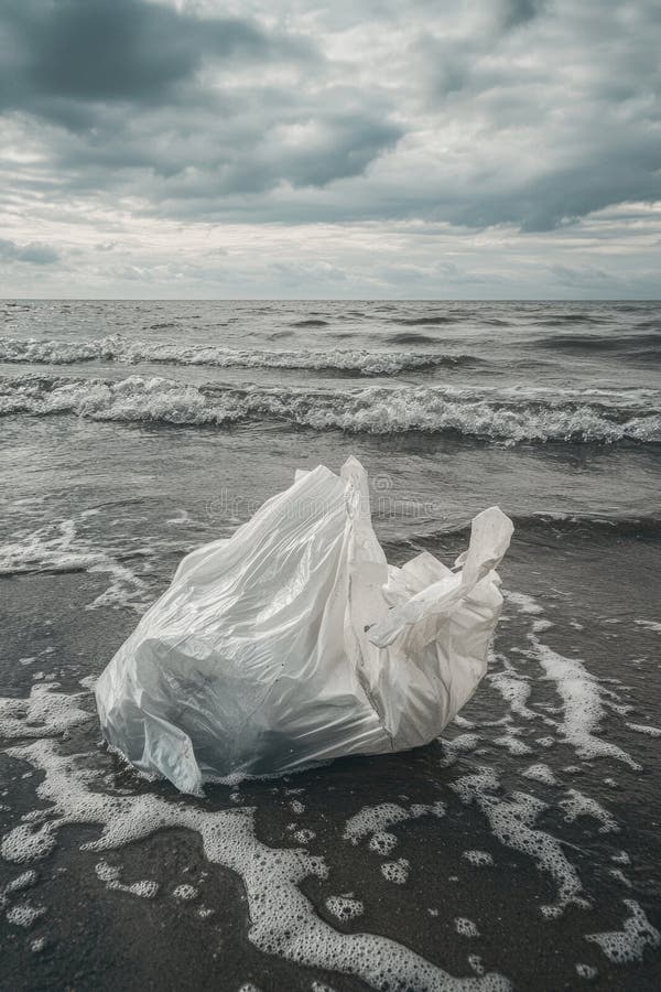 Beach Trash stock photo. Image of coastal, generated - 382065382