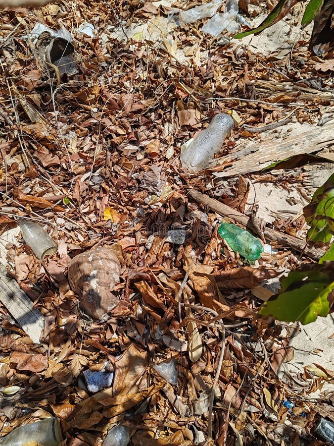 Beach Trash Plastic Waste Washed Up on an Island in the Phillippines ...