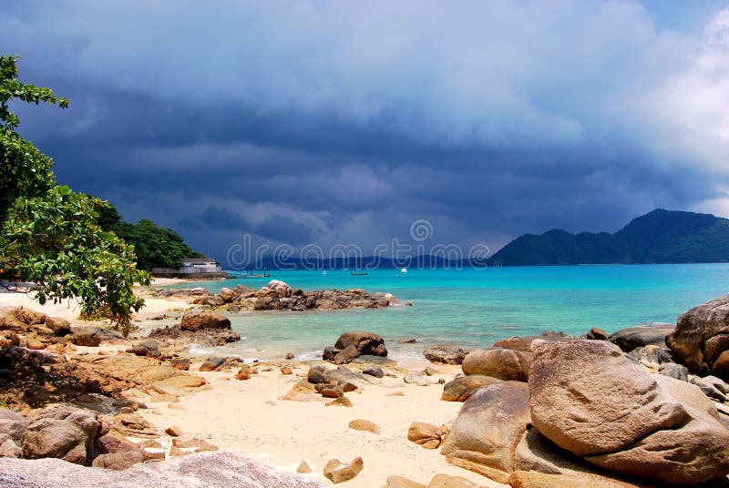 Beach stock photo. Image of landscape, vacation, turquoise - 7463658