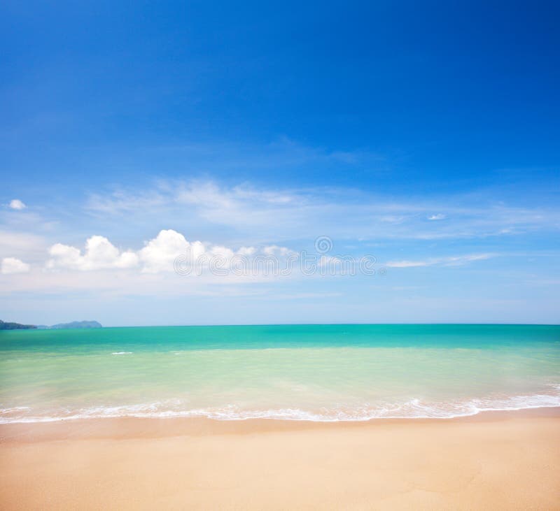 Beach and Tropical Sea. Koh Samui, Thailand Stock Image - Image of ...