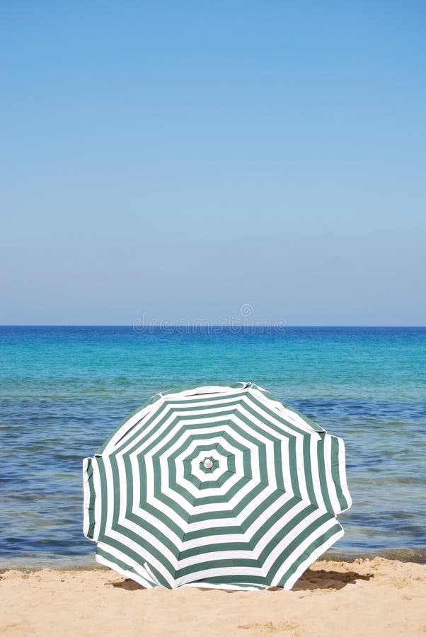 Beach umbrella stock photo. Image of shade, beach, tropical - 11803820