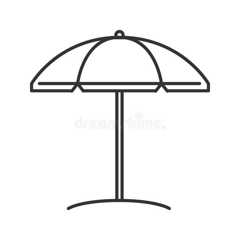 Umbrella Linear Design Vector Illustration. Stock Vector - Illustration ... Umbrella Linear Design Vector Illustration. Stock Vector - Illustration ...