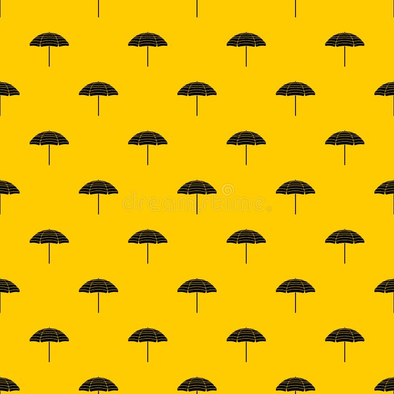 Beach Umbrella Pattern Vector Stock Vector - Illustration of relaxation ...