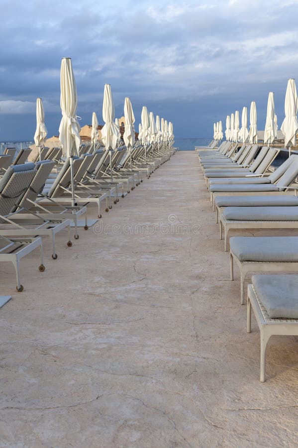 Beach umbrellas stock image. Image of umbrella, people - 322357945