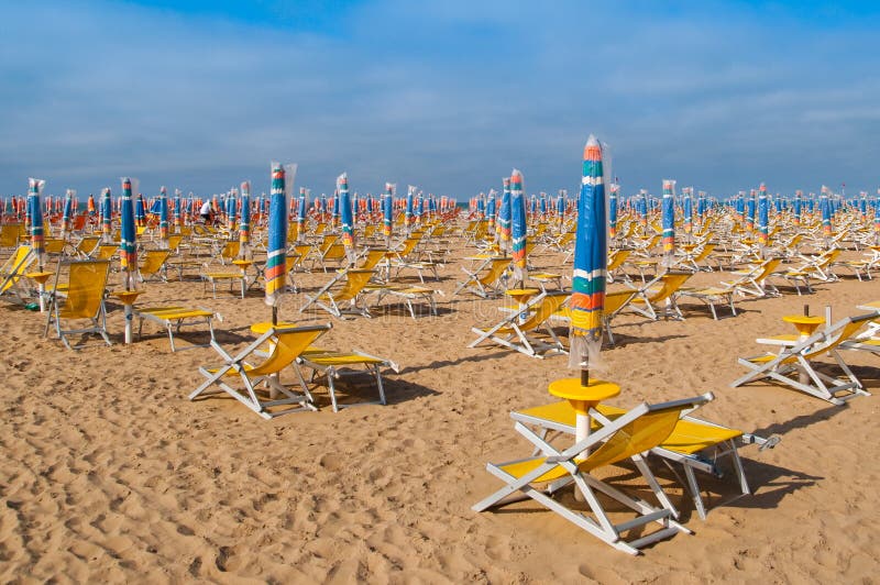 Rio De Janeiro, Brazil, Top View of Copacabana Beach Showing Colourful ...