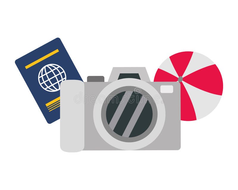 Beach vacations image stock illustration. Illustration of design ...