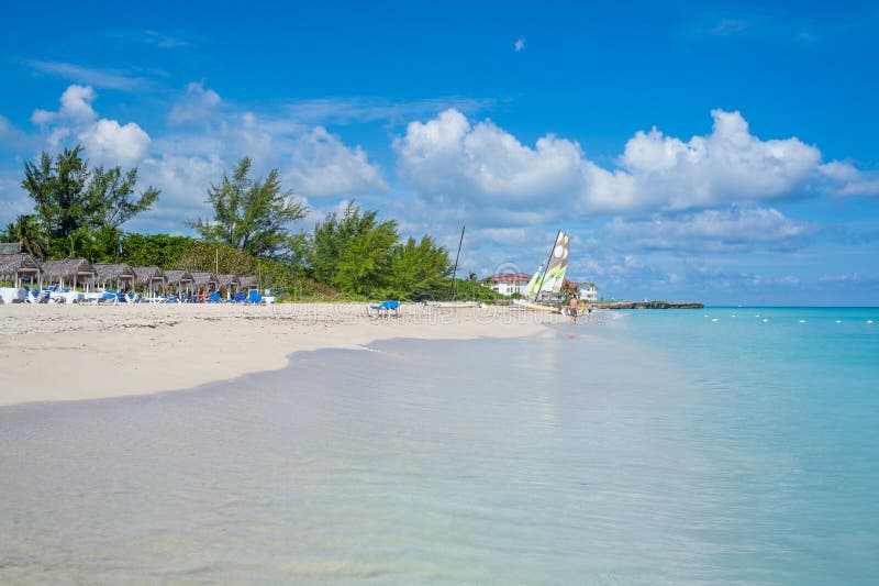 The Beach of Varadero in Cuba on a Sunny Summer Day Stock Photo - Image ...