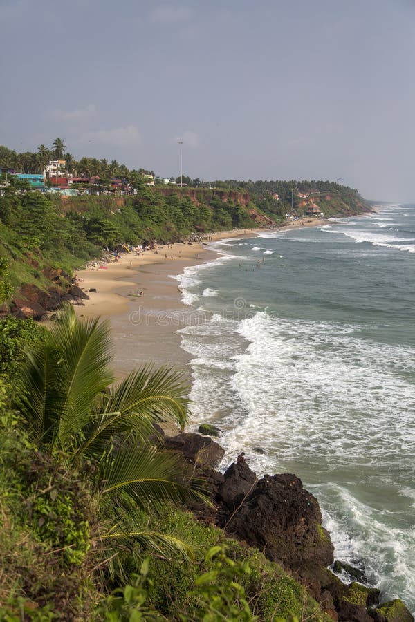 Beach Varkala Kerala State India Stock Photos - Free & Royalty-Free ...