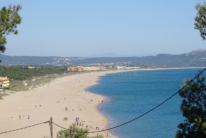Pals Beach In Costa Brava, Spain Stock Image - Image of island ...