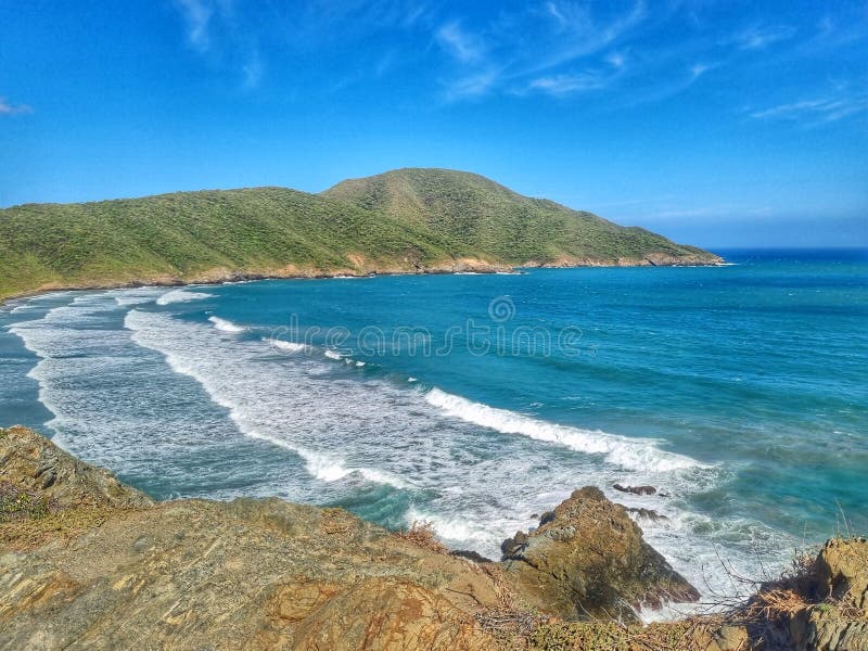 Beach viewpoint stock image. Image of ocean, walk, vacations - 304867613