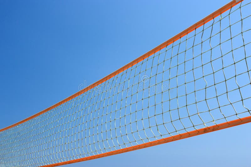 Beach volleyball net. stock photo. Image of string, sports - 24539742