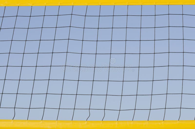 Beach Volleyball Net on Sky Stock Image - Image of ocean, volley: 66077101