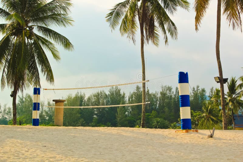 Beach volleyball stock photo. Image of white, vacation - 40360202