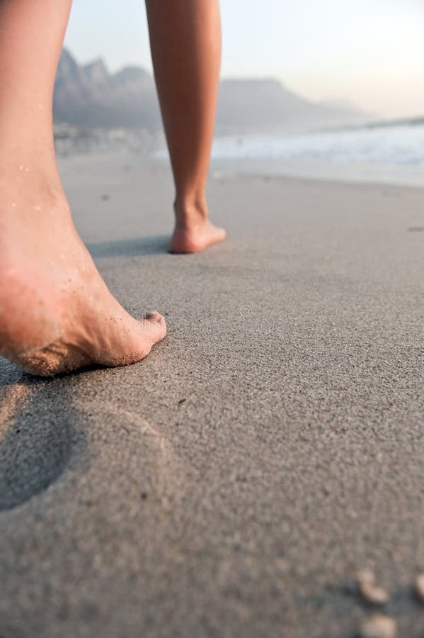 Beach walk stock image. Image of island, mountains, seaside - 10223607