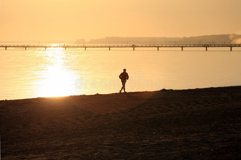 Beach Walker stock image. Image of exercise, feet, clouds - 131575