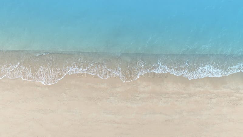 Beach Wave Water in the Tropical Summer Beach with Sandy Beach Stock ...