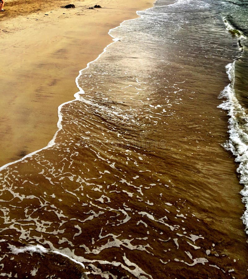 Beach waves background stock photo. Image of composite - 181339640