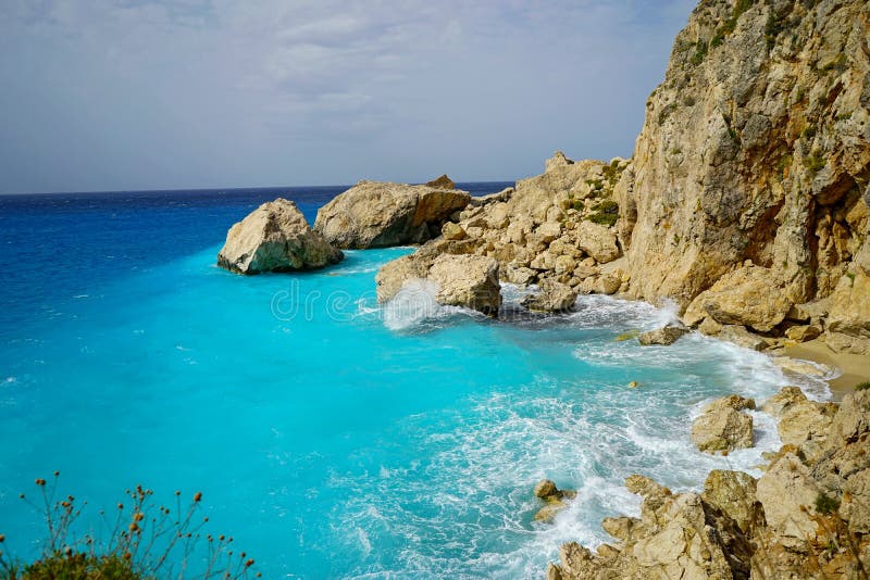 Beach & Waves stock image. Image of seaside, ocean - 124874961