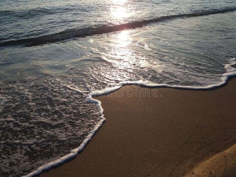 Beach stock image. Image of waves, path, beach, wallpaper - 139054199