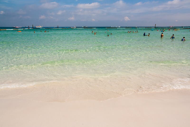 Beach stock image. Image of cloud, pattaya, sessile, cold - 33699807