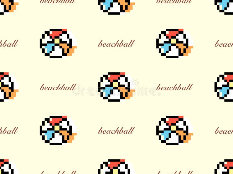 Pixel Art Beach Ball Stock Illustrations – 42 Pixel Art Beach Ball ...