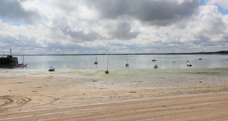 Beached Boats Stranded during Low Tide Editorial Photography - Image of ...