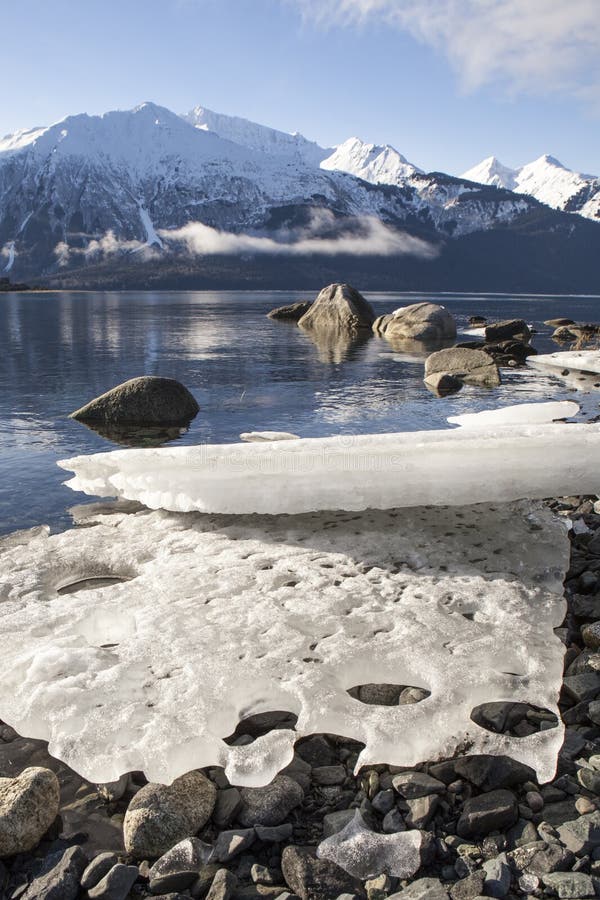 Large Chunks of Broken Ice in Alaska Stock Image - Image of alaska ...