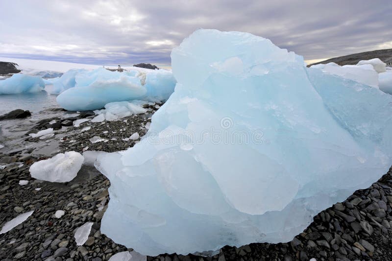 Beached Iceberg stock image. Image of esperanza, base - 14493919