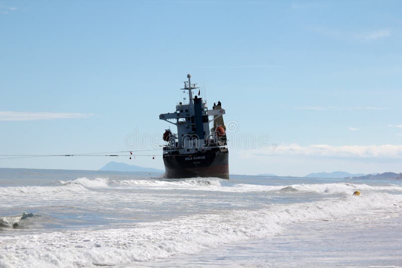Beached ship editorial photography. Image of naval, nautical - 26998942