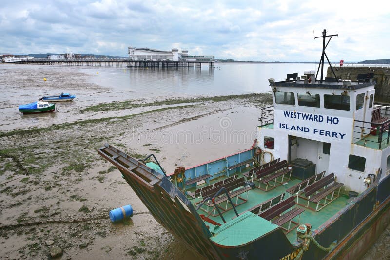 The Beached Westward HO Island Ferry Editorial Stock Image - Image of ...