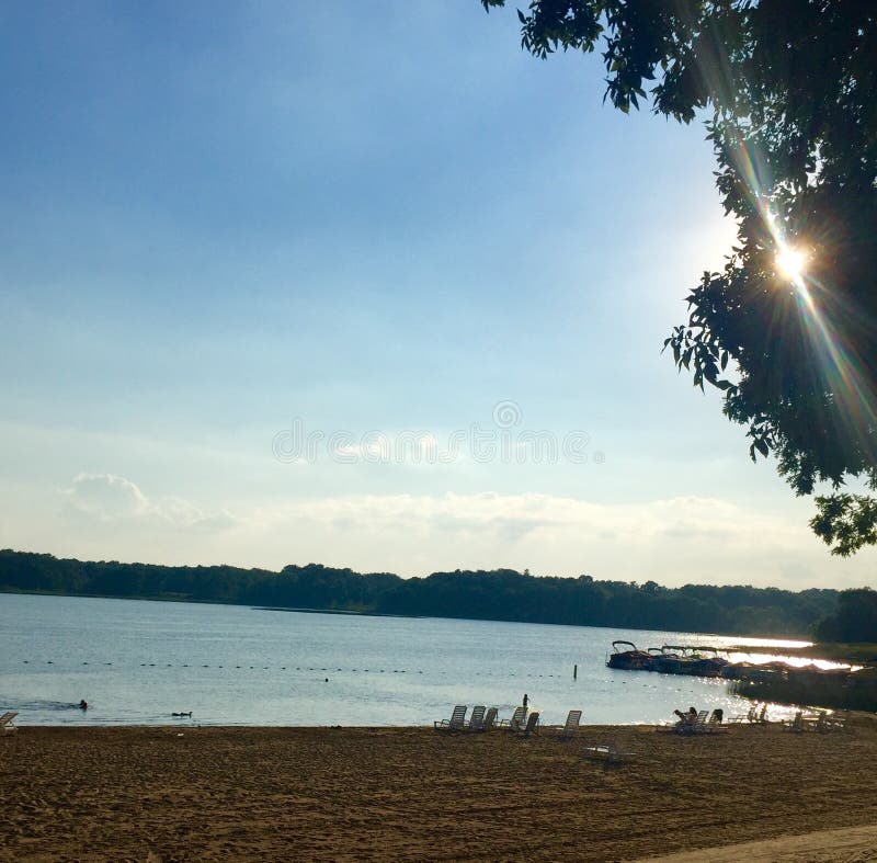 Beaches stock photo. Image of calm, sand, lake, beaches - 98038686