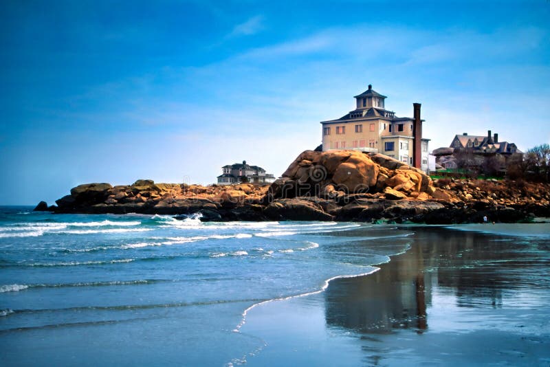 The Beaches of Cape Ann, Massachusetts Stock Image - Image of northeast ...