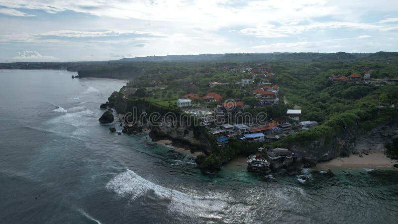 The Beaches and Cliffs of Southern Bali Indonesia Stock Image - Image ...