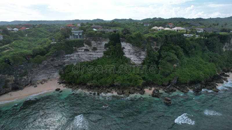 The Beaches and Cliffs of Southern Bali Indonesia Stock Image - Image ...