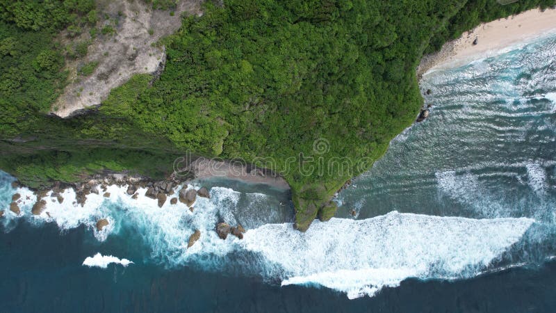 The Beaches and Cliffs of Southern Bali Indonesia Stock Photo - Image ...
