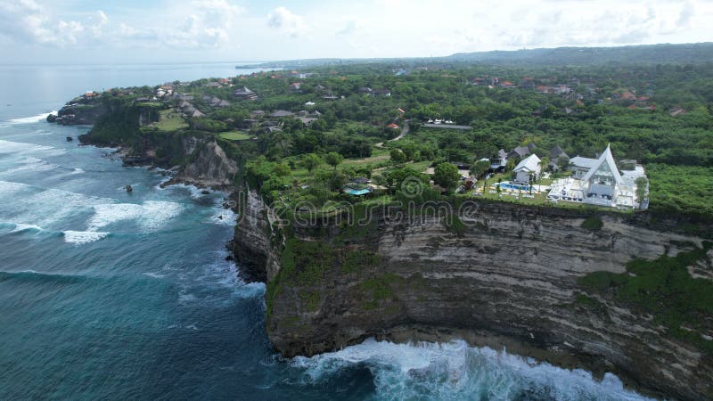 The Beaches and Cliffs of Southern Bali Indonesia Stock Image - Image ...