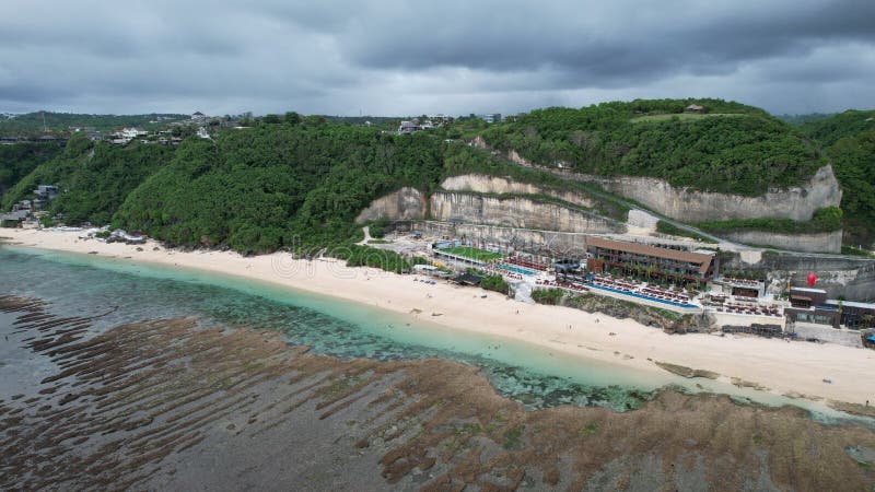 The Beaches and Cliffs of Southern Bali Indonesia Stock Image - Image ...